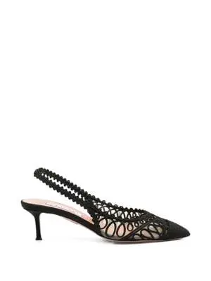 AQUAZZURA Kahlo Sling 50 Pumps For - Black