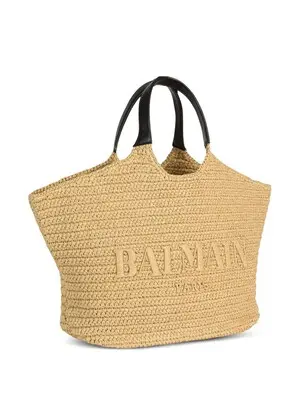 Balmain Large Crochet Tote Bag
