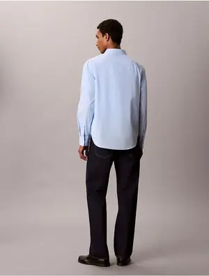 Calvin Klein Utility Washed Poplin Easy Shirt - Windsurfer