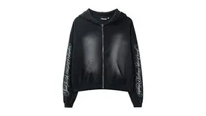 HELLSTAR Thermal Zipup Hoodie - Black