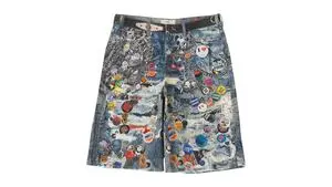 BLDG4 Acropolis Kitchen Sink Shorts - Denim