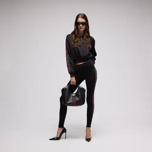 Gucci Giglio Small Tote Bag In Leather - Black