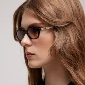 Gucci Oval-frame Sunglasses