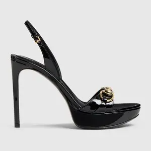 Gucci Donna Platform Stiletto Sandal - Black