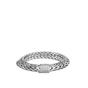 John Hardy Tiga Chain Bracelet With Diamonds - Multicolor