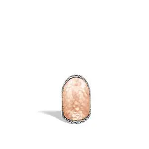 John Hardy Classic Chain Hammered Saddle Ring