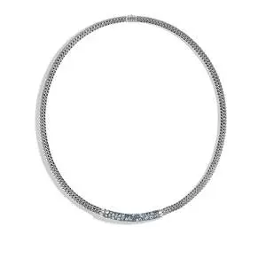 John Hardy Classic Chain Station Necklace - Multicolor