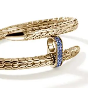 John Hardy Spear Flex Cuff Gemstones