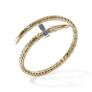 John Hardy Spear Flex Cuff Gemstones