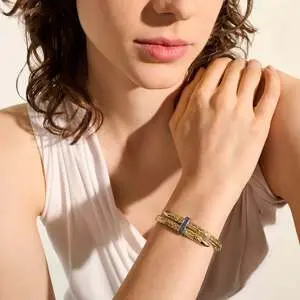 John Hardy Spear Flex Cuff Gemstones