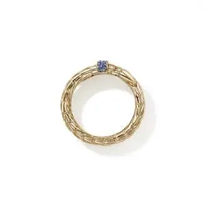 John Hardy Spear Double Wrap Ring Gemstones