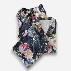 DECOFLUX HOME Pyjamas Magic Garden Dark - Blue
