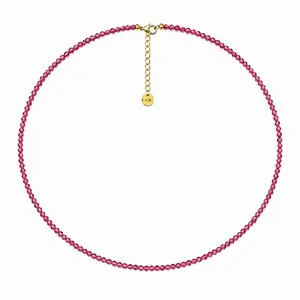 GAJÚ Fira Necklace Raw Tourmaline - Pink