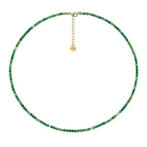 GAJÚ Fira Necklace With Emerald And Jade-inspired Stones
