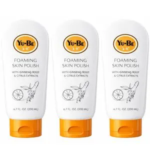 YU-BE, INC. Foaming Skin Polish Trio - Orange