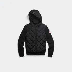 Canada Goose Hybridge Quilted Knit Hoodie - Black