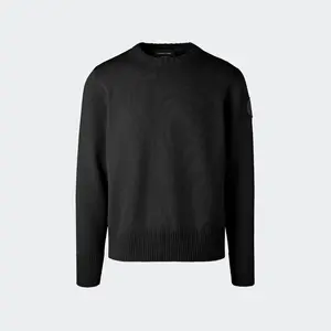 Canada Goose Rosseau Crewneck Sweater Merino Wool - Black