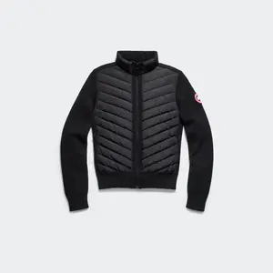 Canada Goose Hybridge® Knit Jacket With Down-filled Collar - Black