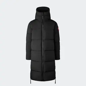 Canada Goose Lawrence Long Puffer Jacket - Black