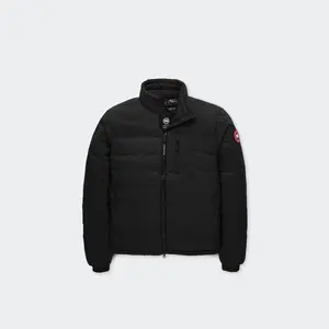 Canada Goose Lodge Jacket With Matte Finish - Black