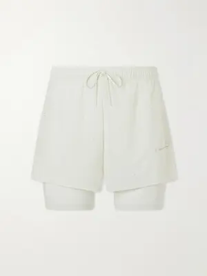 On Paf Zero" 2-in-1 Running Shorts - Neutrals