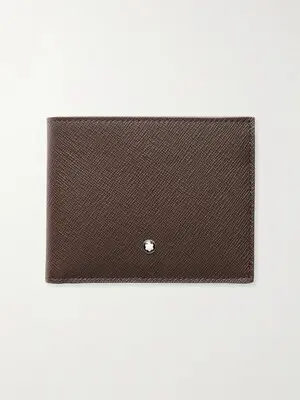 Montblanc Sartorial Textured-leather Wallet - Brown