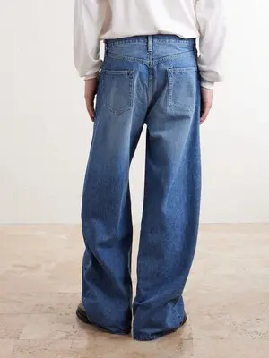 SSSTEIN Deformation Panelled Wide-leg Jeans