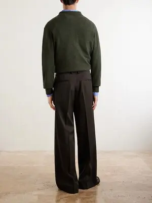 SSSTEIN Wide-leg Wool Trousers