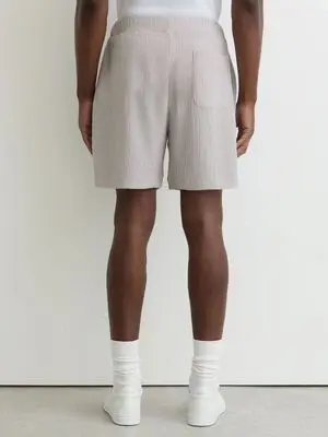 REISS Flint Textured Drawstring Shorts