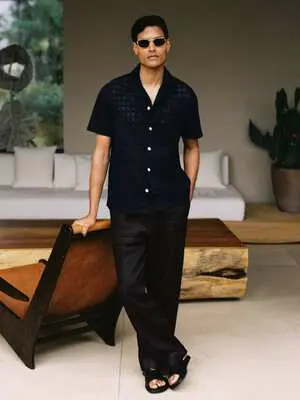 REISS Barges Linen Relaxed-fit Drawstring Trousers Black