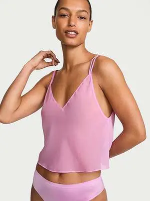 Victoria's Secret Chiffon Cami Pink