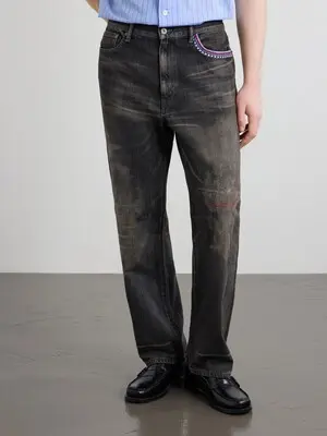 NEIGHBORHOOD Savage Straight-leg Jeans - Gray
