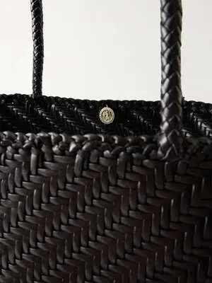 Dragon Diffusion Big Woven Leather Tote Bag