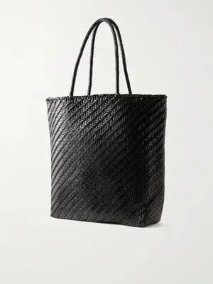 Dragon Diffusion Big" Woven Leather Tote Bag