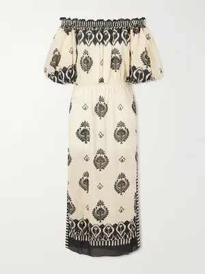 Johanna Ortiz Puff Sleeve Day Dresses