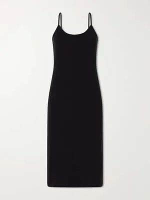 FLORE FLORE Bibi Organic Cotton-jersey Midi Dress - Black