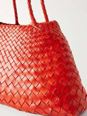 Dragon Diffusion Santa Croce Woven Leather Tote