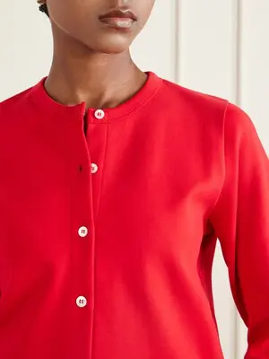 FLORE FLORE Poppy Organic Cotton-jersey Cardigan