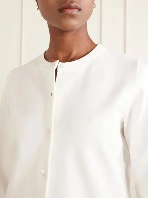 FLORE FLORE Poppy Organic Cotton-jersey Cardigan