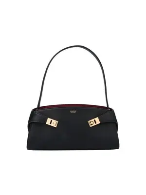 FERRAGAMO Hug East-west" Shoulder Bag - Black