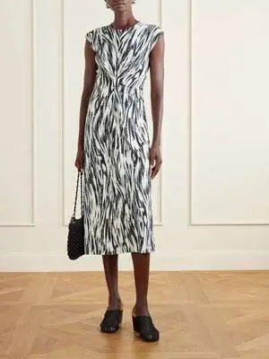 Proenza Schouler White Label Miranda Printed Stretch-jersey Midi Dress