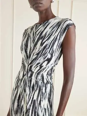 Proenza Schouler White Label Miranda Printed Stretch-jersey Midi Dress