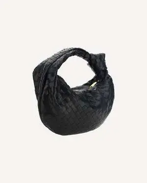 Bottega Veneta Teen Jodie Handbag - Black