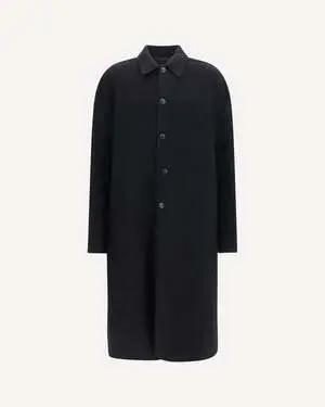 Rick Owens Brad Virgin Wool Coat