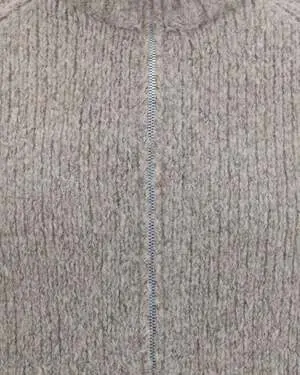 Brunello Cucinelli High-neck Zip-up Cardigan In Cashmere And Silk