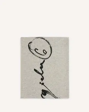 MAISON MARGIELA Signature Knitted Scarf - Grey