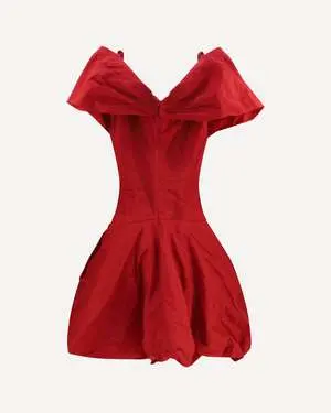 Magda Butrym Draped Shawl-collar Midi Dress