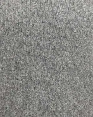 ROBERTO COLLINA Wool And Camel Ribbed Crew Neck Sweater - Grey