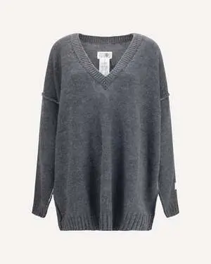 MAISON MARGIELA Overized V-neck Weater
