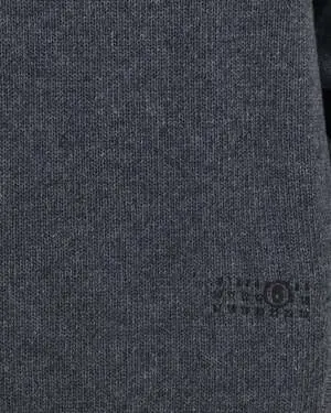 MAISON MARGIELA Wool-blend Mini Dress With Wide Sleeves
